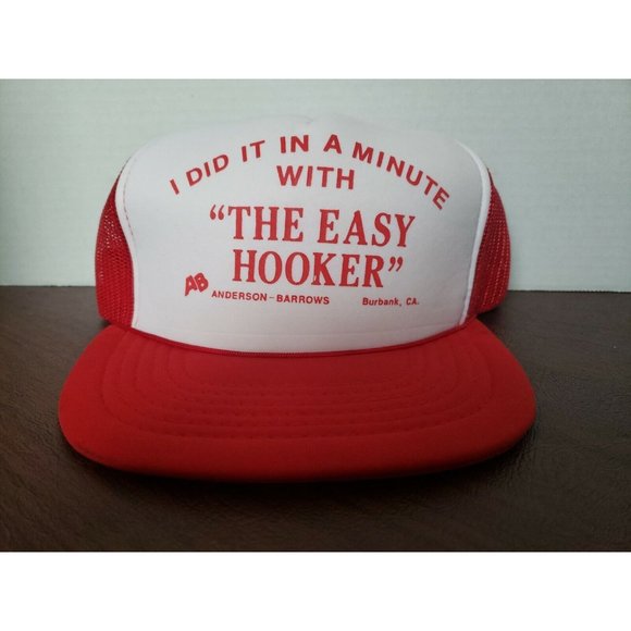 Accessories | Vintage Easy Hooker Mesh Adjustable Trucker Funny Humor ...